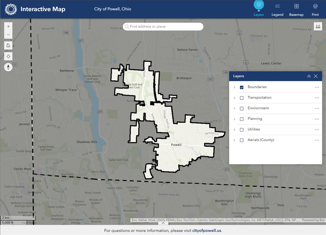 Community Maps - City of Powell