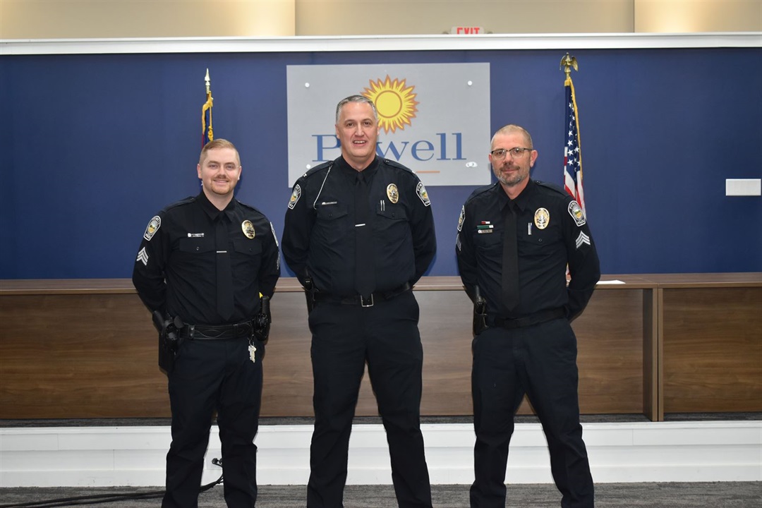 Powell Police Department Promotes New Sergeants - City of Powell